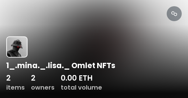 1minalisa Omlet Nfts Collection Opensea