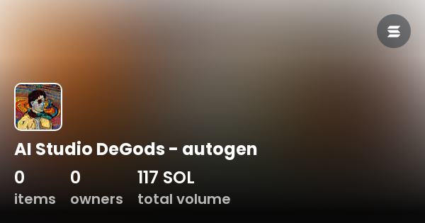 AI Studio DeGods - autogen - Collection | OpenSea AI Studio DeGods - autogen - Collection | OpenSea