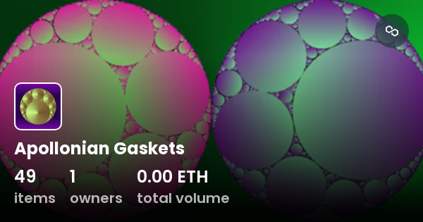 Apollonian Gaskets - Collection | OpenSea Apollonian Gaskets - Collection | OpenSea