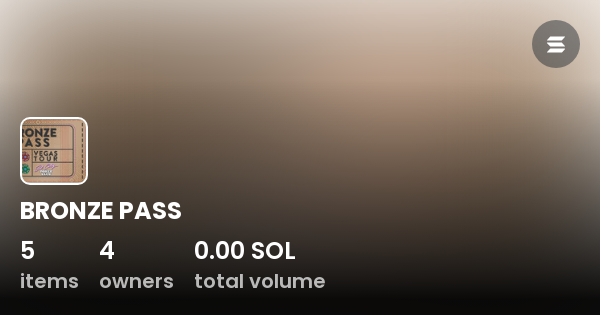 Bronze Pass Collection Opensea
