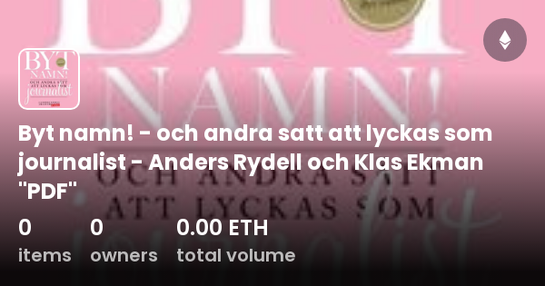 Byt namn! - och andra satt att lyckas som journalist - Anders Rydell ... Byt namn! - och andra satt att lyckas som journalist - Anders Rydell ...