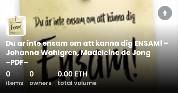 Du ar inte ensam om att kanna dig ENSAM! - Johanna Wahlgren, Madeleine ... Du ar inte ensam om att kanna dig ENSAM! - Johanna Wahlgren, Madeleine ...