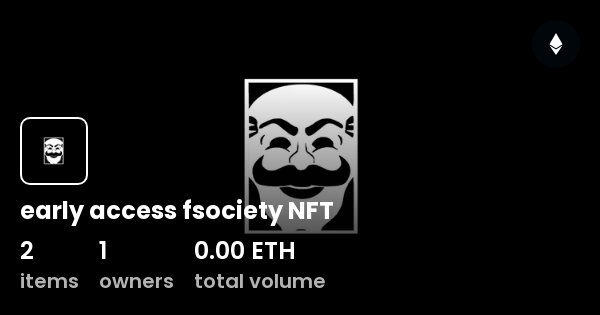 early access fsociety NFT - Collection | OpenSea early access fsociety NFT - Collection | OpenSea