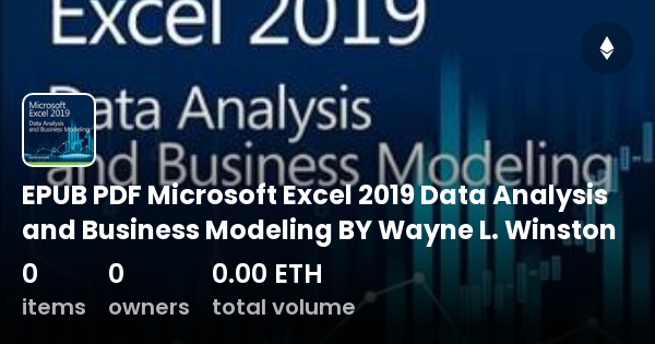 EPUB PDF Microsoft Excel 2019 Data Analysis and Business Modeling BY ... EPUB PDF Microsoft Excel 2019 Data Analysis and Business Modeling BY ...