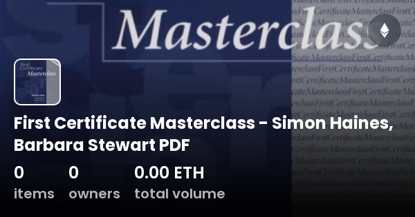 First Certificate Masterclass - Simon Haines, Barbara Stewart PDF ... First Certificate Masterclass - Simon Haines, Barbara Stewart PDF ...