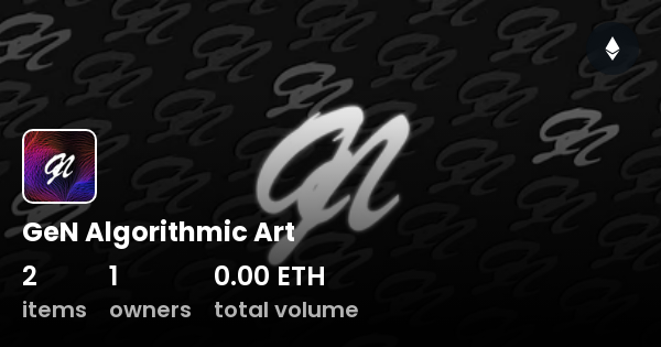 GeN Algorithmic Art - Collection | OpenSea GeN Algorithmic Art - Collection | OpenSea