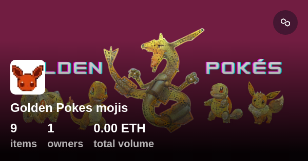 Golden Pokes Mojis Collection Opensea