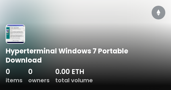 Hyperterminal Windows 7 Portable Download - Collection | OpenSea Hyperterminal Windows 7 Portable Download - Collection | OpenSea