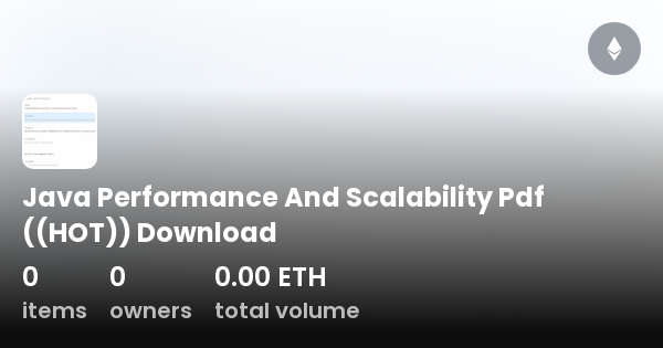 Java Performance And Scalability Pdf ((HOT)) Download - Collection ... Java Performance And Scalability Pdf ((HOT)) Download - Collection ...