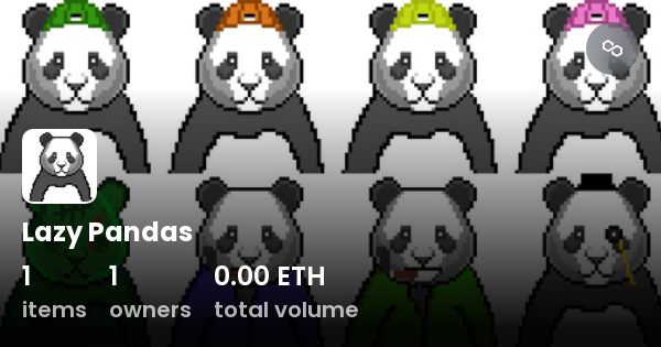 Lazy Pandas Collection Opensea