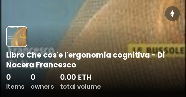 Libro Che cos'e l'ergonomia cognitiva - Di Nocera Francesco ... Libro Che cos'e l'ergonomia cognitiva - Di Nocera Francesco ...