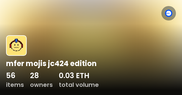 Mfer Mojis Jc424 Edition Collection Opensea