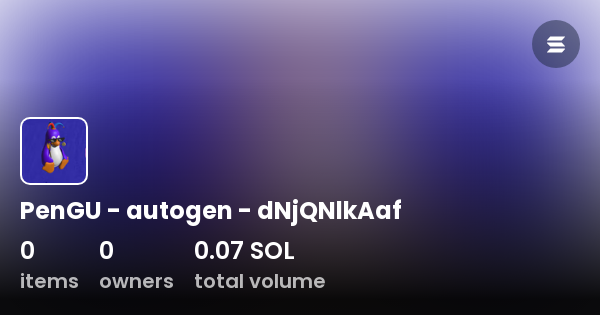 PenGU - autogen - dNjQNlkAaf - Collection | OpenSea PenGU - autogen - dNjQNlkAaf - Collection | OpenSea