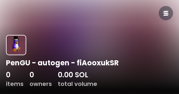 PenGU - autogen - fiAooxukSR - Collection | OpenSea PenGU - autogen - fiAooxukSR - Collection | OpenSea