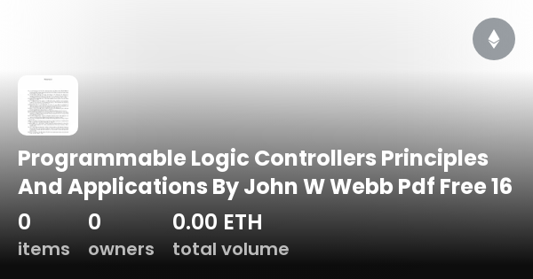 Programmable Logic Controllers Principles And Applications By John W ... Programmable Logic Controllers Principles And Applications By John W ...