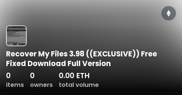 Recover My Files 3.98 ((EXCLUSIVE)) Free Fixed Download Full Version ... Recover My Files 3.98 ((EXCLUSIVE)) Free Fixed Download Full Version ...