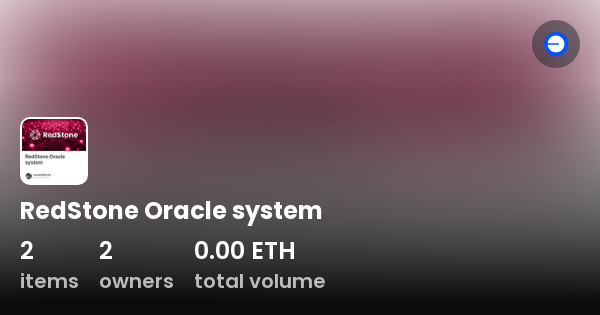 RedStone Oracle system - Collection | OpenSea RedStone Oracle system - Collection | OpenSea