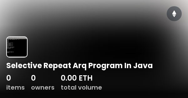 Selective Repeat Arq Program In Java - Collection | OpenSea Selective Repeat Arq Program In Java - Collection | OpenSea