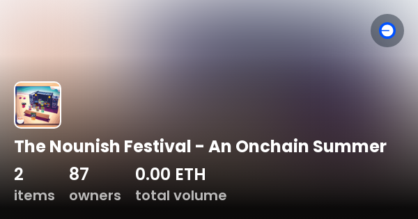 The Nounish Festival - An Onchain Summer - Collection | OpenSea The Nounish Festival - An Onchain Summer - Collection | OpenSea
